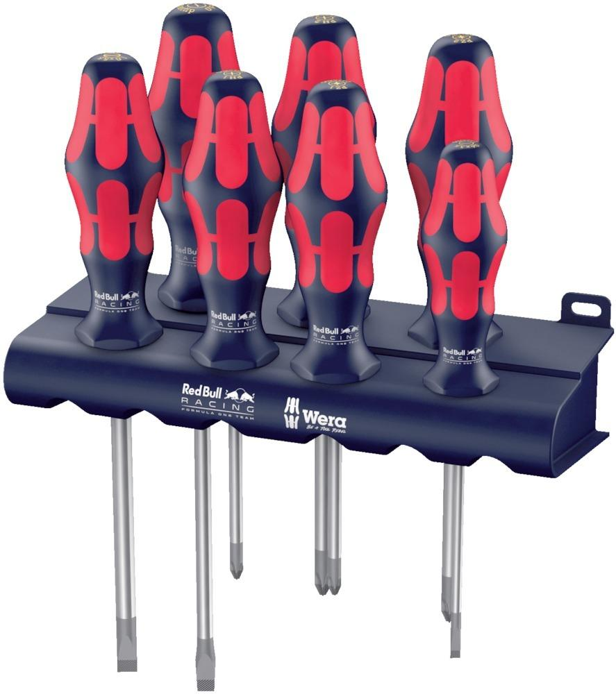 elektro-theke.de - Wera Red Bull Racing Schraubendreher Set 7-tlg. 334 ...